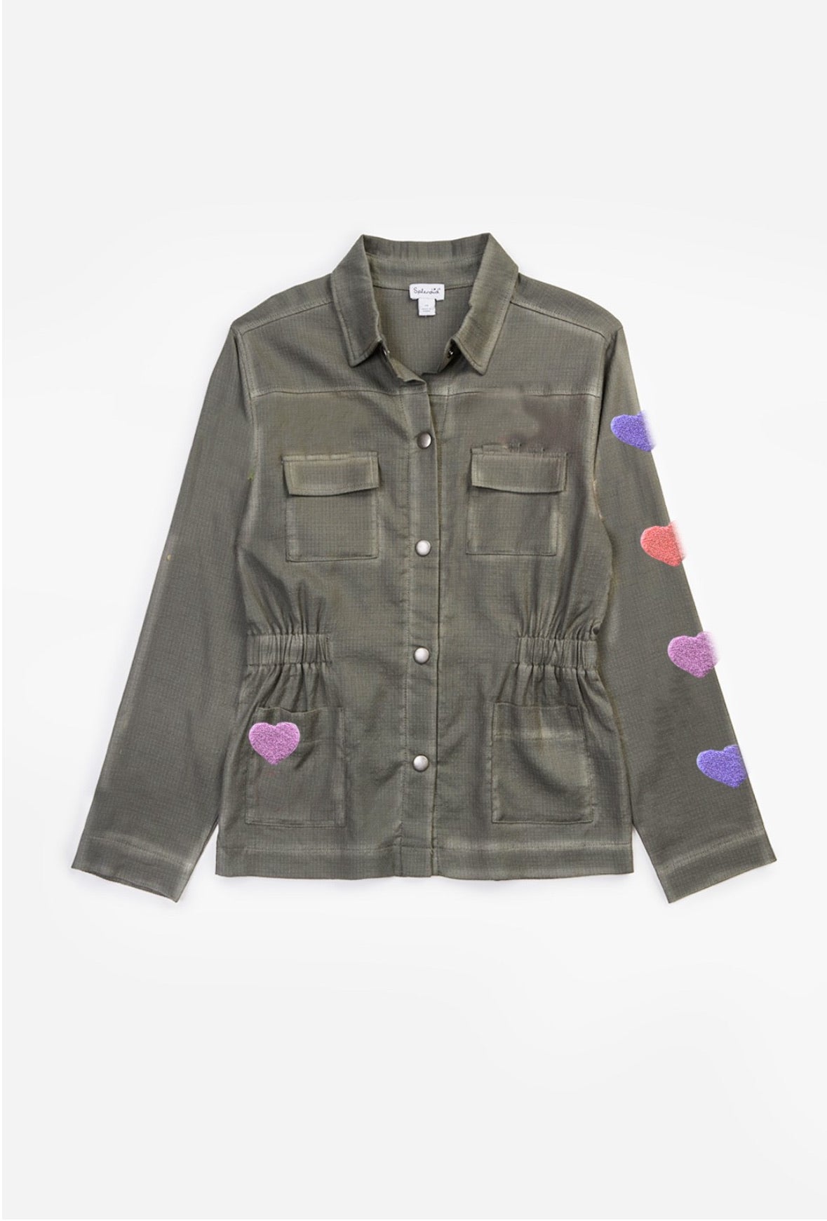 Splendid Girl Hearts Utility Jacket | Vagabond Apparel Boutique